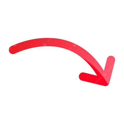 Red Curved Arrows Vector Red Arrow Red Curved Arrows Curved Arrow