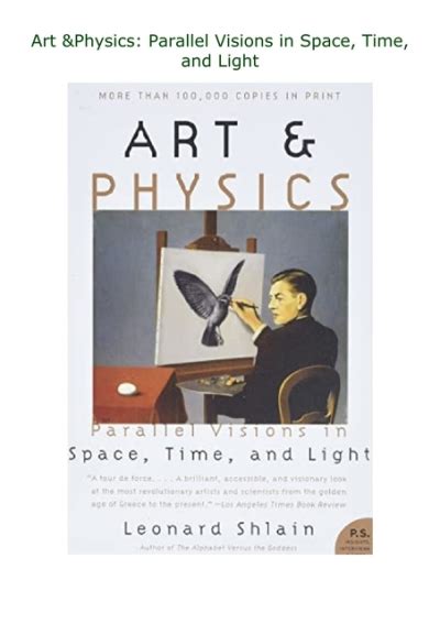 Pdf Art And Physics Parallel Visions In Space Time And Light