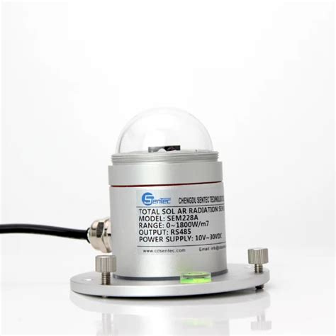 Sentec Sem228a Cheap Price Silicon Cell Optical 4 20ma Irradiance Radiometer Solar Radiation