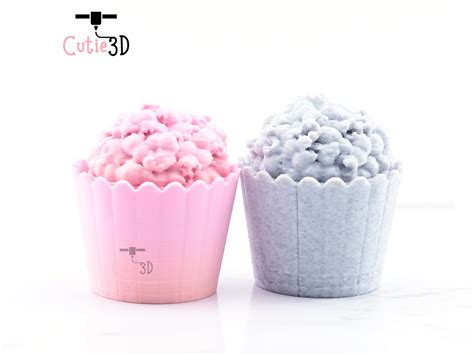 👌 Cutie3d Twisty Keycap Fidget Clicker Popcorn Bucket Keychain Cute Backpack Keychain・ 3d File