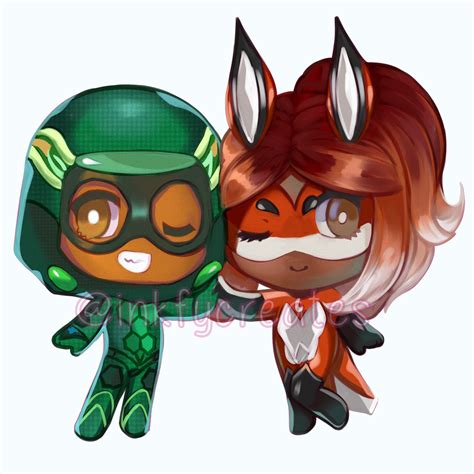 Miraculous Ladybug Chibis Carapacerena Rouge By Inkfy On Deviantart