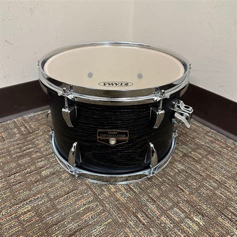 Tama Imperialstar Tom 12x8 Black Oak Wrap Finish Reverb