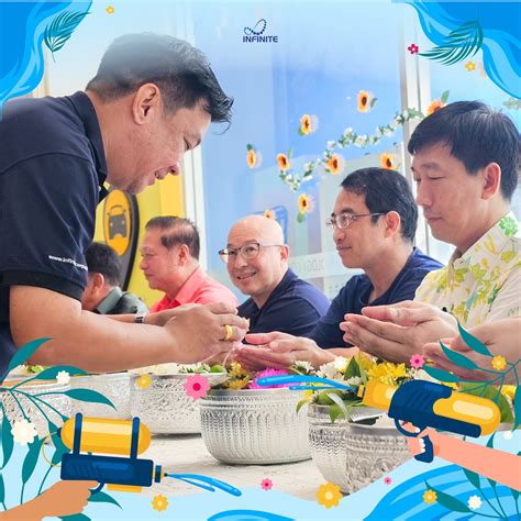 Infinitecorp ร่วมสืบสานวัฒนธรรมไทย รดน้ำขอพรคณะผู้บริหาร เสริมสิริมงคลรับเทศกาลสงกรานต์ ปี