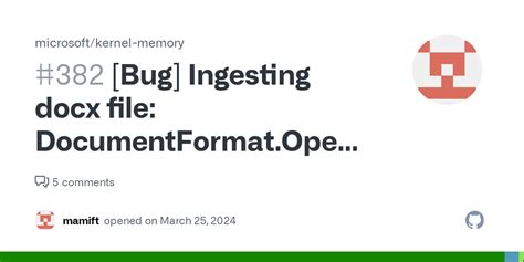 Bug Ingesting Docx File Documentformatopenxmlpackaging