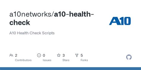 github a10networks a10 health check a10 health check scripts
