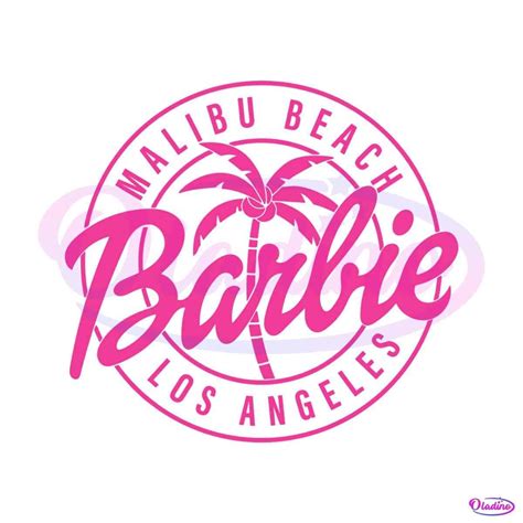 Barbie Malibu Beach Svg Barbie Movie 2023 Svg Digital File Oladino