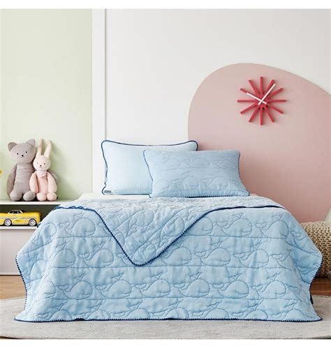 모던하우스 풍기인견모달 고래퀼팅 이불겸패드 블루 티몬