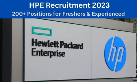 hpe hiring work from home apply now