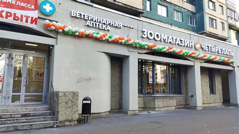 Зоомагазин Четыре Лапы г Санкт Петербург Проспект Королева д 27