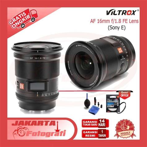 Jual Viltrox Af 16mm F1 8 Fe Full Frame For Sony E Mount 16mm F 1 8