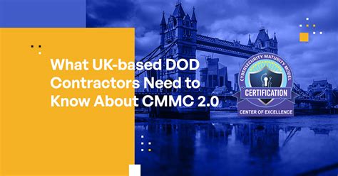 Cmmc 2 0 What Uk Based Dod Contractors Need To Know