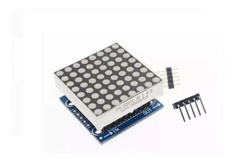 Modulo Matriz De Led 8x8 Max7219 Apilable Verde