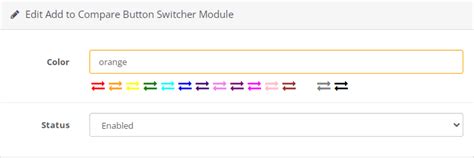 OpenCart Add To Compare Button Switcher