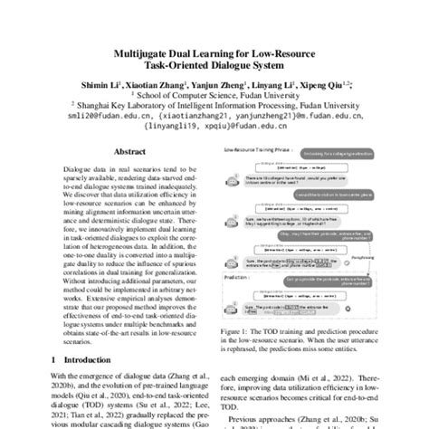 Multijugate Dual Learning For Low Resource Task Oriented Dialogue System Acl Anthology