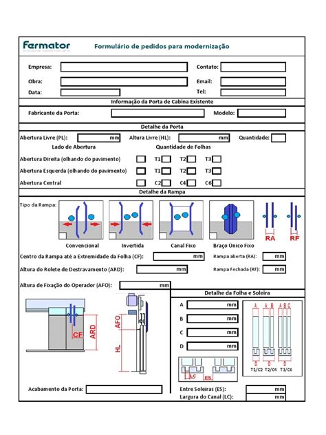 Fermator Formulário Mod Pdf