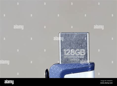 Usb Memory Stick Detail On Type A Interface With Capacity Size Indicator And Standard Compatible