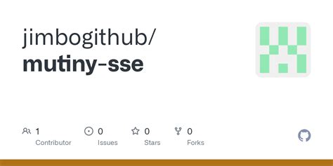 Github Jimbogithubmutiny Sse