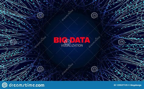 Abstract Data Stream Vector Poster Stock Vector Illustration Of Flash Music 129537125