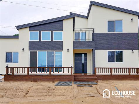 충청도 옥천전원주택 모 던 에코홈 6호 시공사례 한국에코하우스