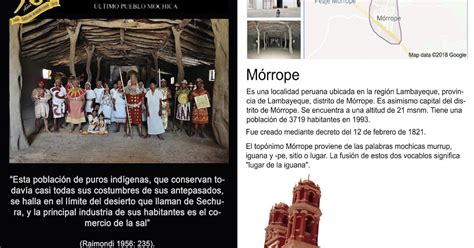 Chizoer Taneiñ Ejep Muchik Historia Ubicación Geográfica De Mórrope