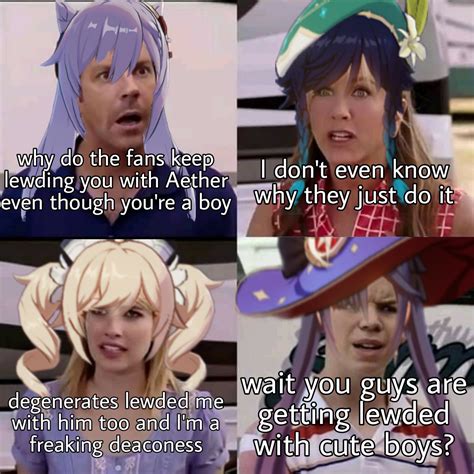 Poor Mona R Genshin Memepact