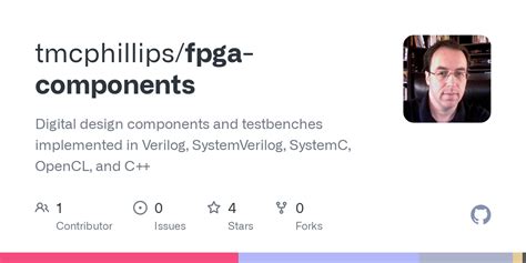github tmcphillips fpga components digital design components and testbenches implemented in