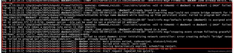 Docker服务启动报错job For Rvice Failed Because The Control Process
