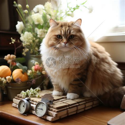 一只毛茸茸的猫高清图片下载 正版图片600463061 摄图网
