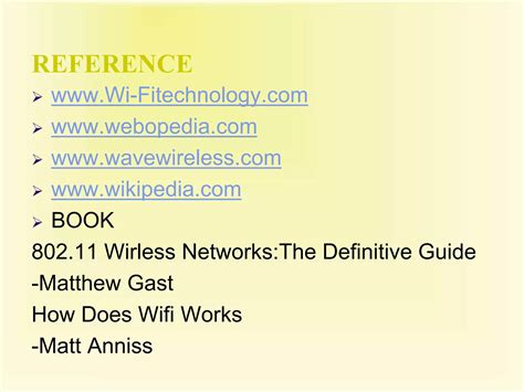 Wifi Technology Ppt PPTX