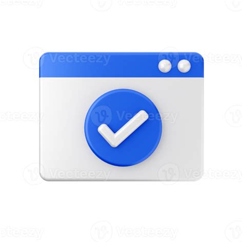 3d Verification Check Validate 22050085 Png