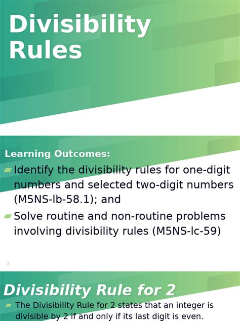 Divisibility Rules For Numbers Explained Pdf Numbers Mathematics