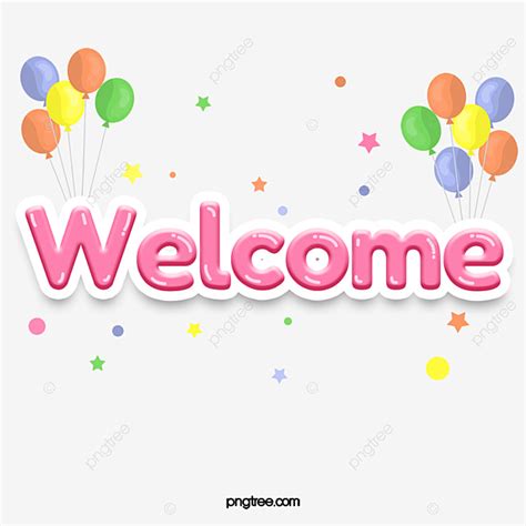 환영 일러스트 글자 화려한 글꼴 디자인 환영 클립 아트 폰트 디자인 어서 오십시오 Png 일러스트 및 Psd 이미지 무료 다운로드 Pngtree