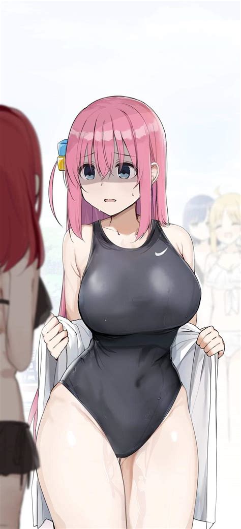 Rule 34 Belly Button Big Breasts Bocchi The Rock Embarrassed Embarrassed Female Gotou Hitori