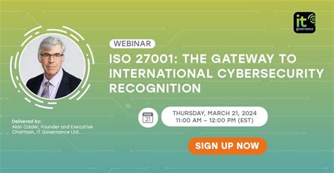 Iso27001 Cybersecurity Webinar Defence Cyberthreats It Governance Usa Inc
