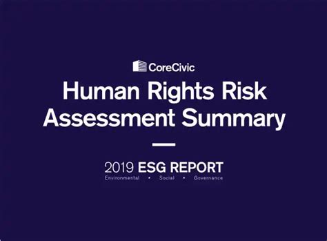 Human Rights Risk Assessment Summary Report Docslib