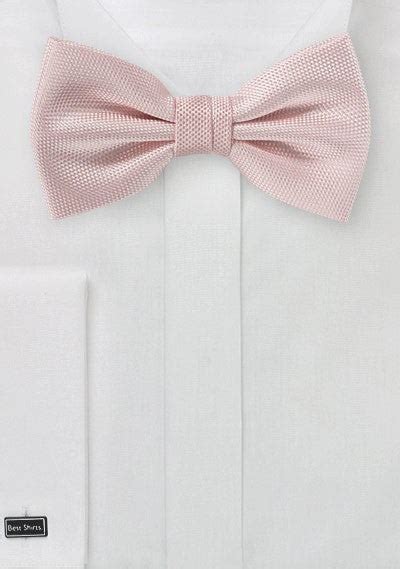 Peach Blush Microtexture Bowtie