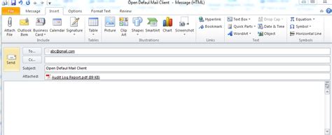 C How To Open Default Mail Client With Prepopulated Attachment In