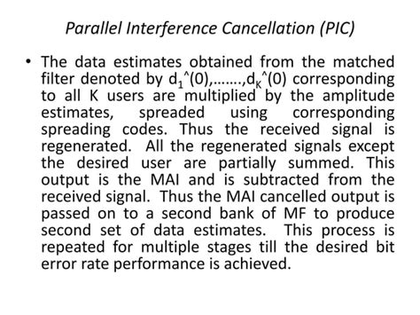 Interference Cancellation In Uwb Systems Pptx Technology And Computing