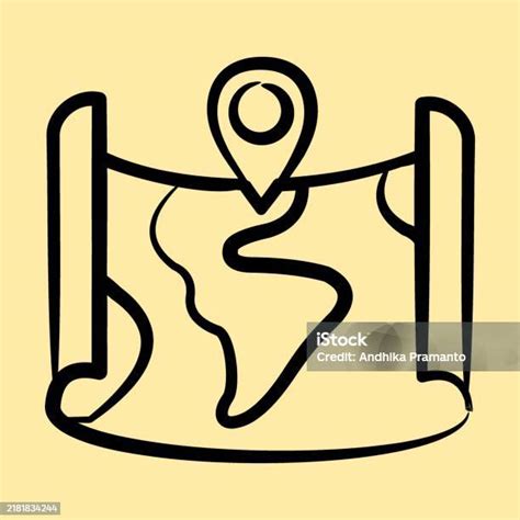 아이콘 맵 군사 요소 손으로 그린 스타일의 아이콘입니다 인쇄물 포스터 로고 인포그래픽 등에 적합합니다 거리에 대한 스톡 벡터 아트 및 기타 이미지 Istock