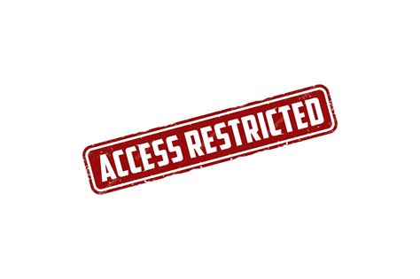 Premium Vector Access Restricted Grunge Rubber Stamp