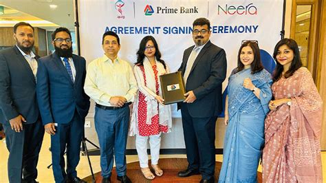 প্রাইম ব্যাংকের নীরা এবং কন্যা ওয়েলবিংয়ের মধ্যে চুক্তি