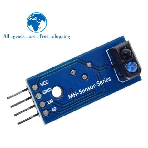TZT TCRT5000 Infrared Reflective IR Photoelectric Switch Barrier Line Track Sensor Module Blue