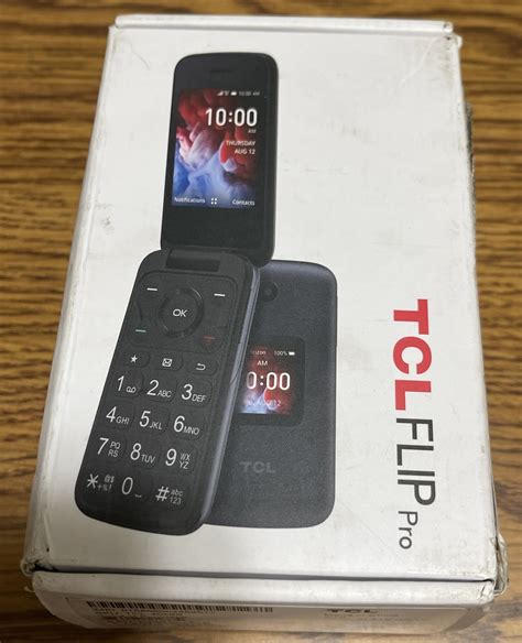 TCL FLIP Pro Basic Flip Phone GB Slate Gray Verizon Screen EBay
