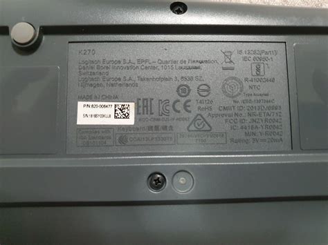 K270 Logitech Keyboard And Mouse Computers And Tech Parts And Accessories Computer Keyboard On