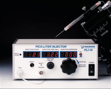 pli 100a pico liter microinjector warner instruments
