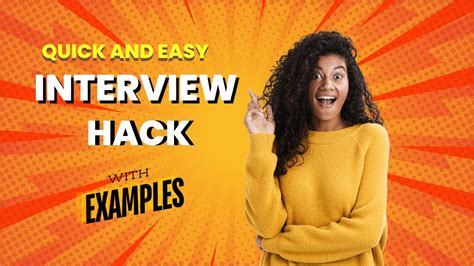 Interview Hack Must Watch Youtube