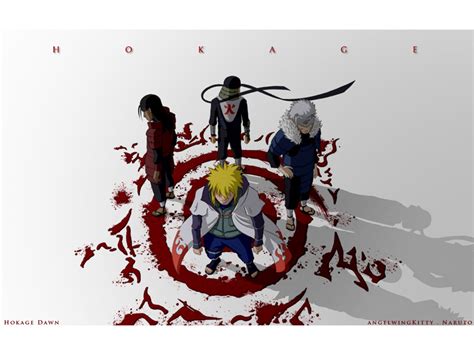 Namikaze Minato Sarutobi Hiruzen Senju Hashirama Senju Tobirama Naruto Classic Naruto