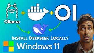 Install Deepseek Locally On Windows Setup Ollama Docker Isolation Open