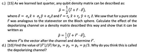 Solved ρ 21 I rσ where σ σxx σyy σzz and Chegg com