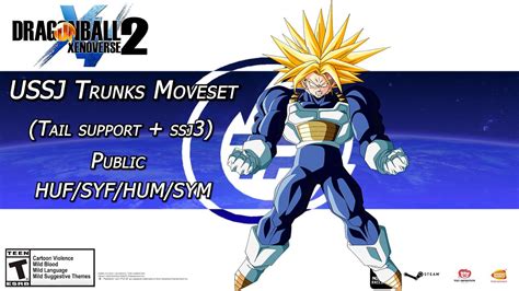 Dbxv2 Mods Ussj Trunks Moveset Youtube